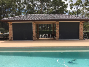 Straight Drop Wire Guide Awnings - Australian Awnings